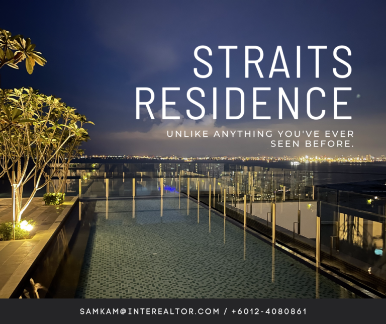 Straits Residence’s nightview | Sam Kam Real Estate